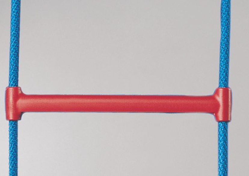 Rope ladder with plastic rungs - Huck