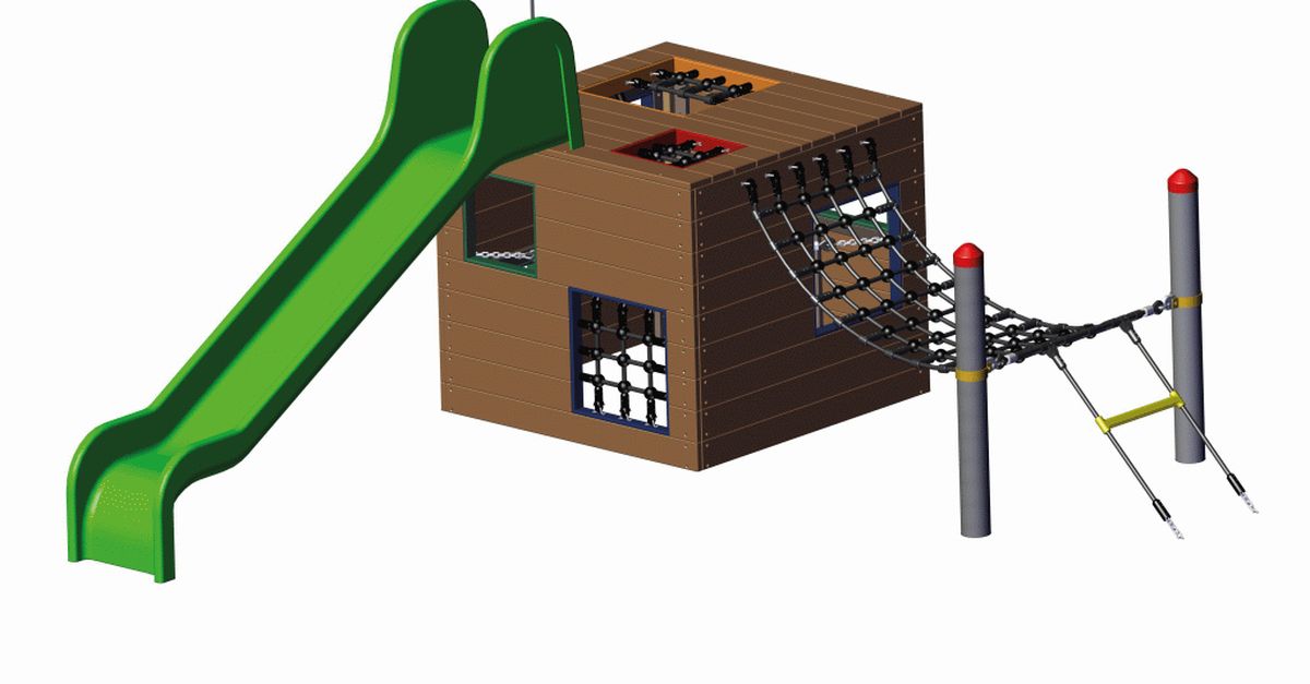 Play Cube with slide - Huck
