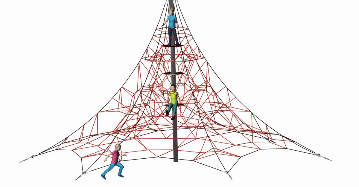 SPIDER 6 Pyramid with 6 guy lines - Huck
